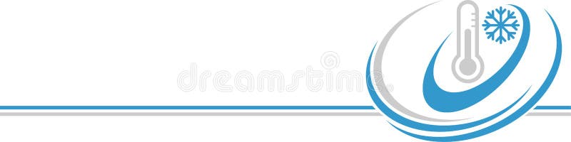 Thermometer and Snowflake, Temperature Logo, Air Conditioning Logo, Air ...