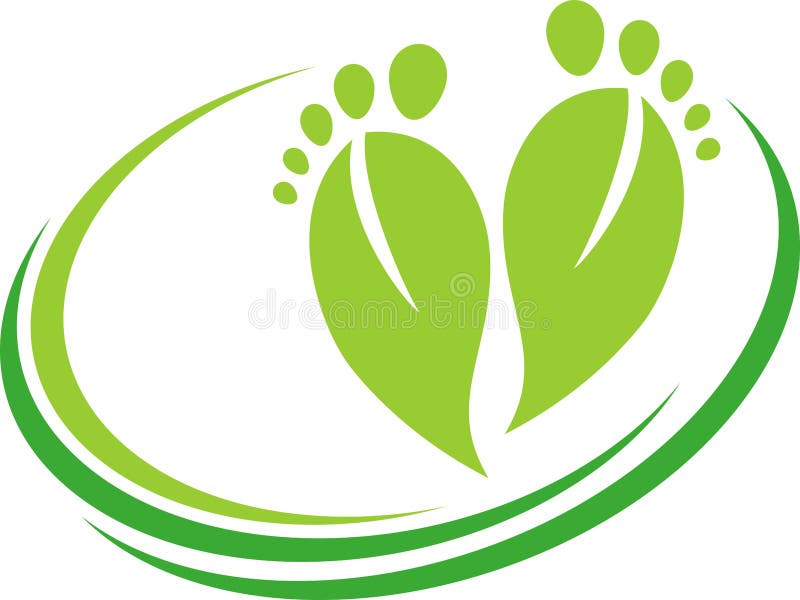 Leaves As Feet, Physiotherapy and Podiatry Background, Massage and Foot ...