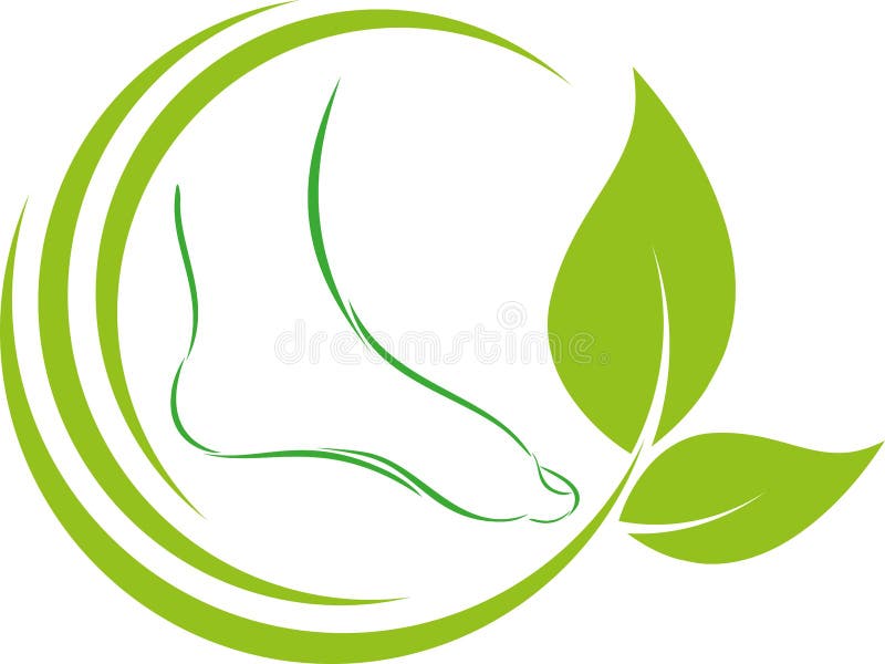 Leaves As Feet, Physiotherapy and Podiatry Background, Massage and Foot ...