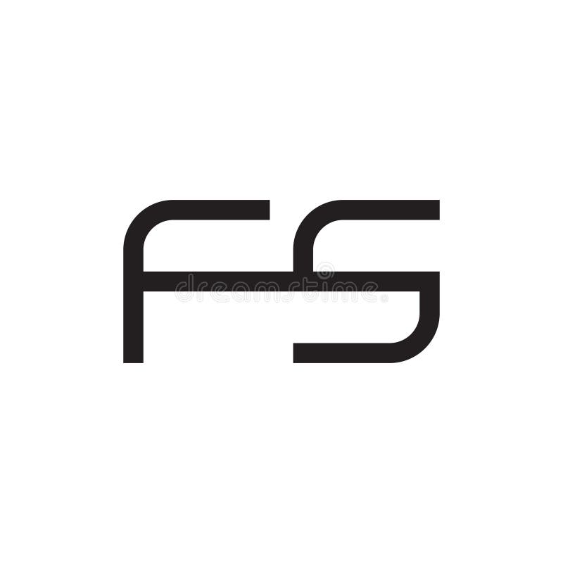 Fs Initial Letter Vector Logo Icon Stock Vector - Illustration of ...