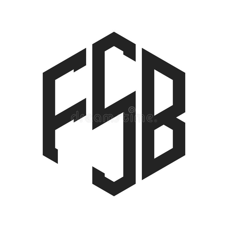 FSB Logo Design. Initial Letter FSB Monogram Logo Using Hexagon Shape ...