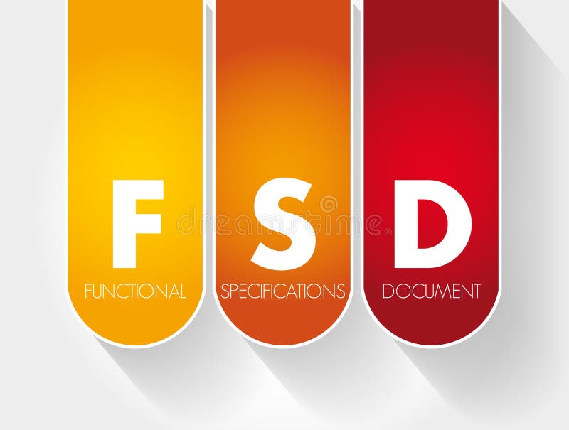 FSD - Functional Specifications Document, Concept Background Stock ...