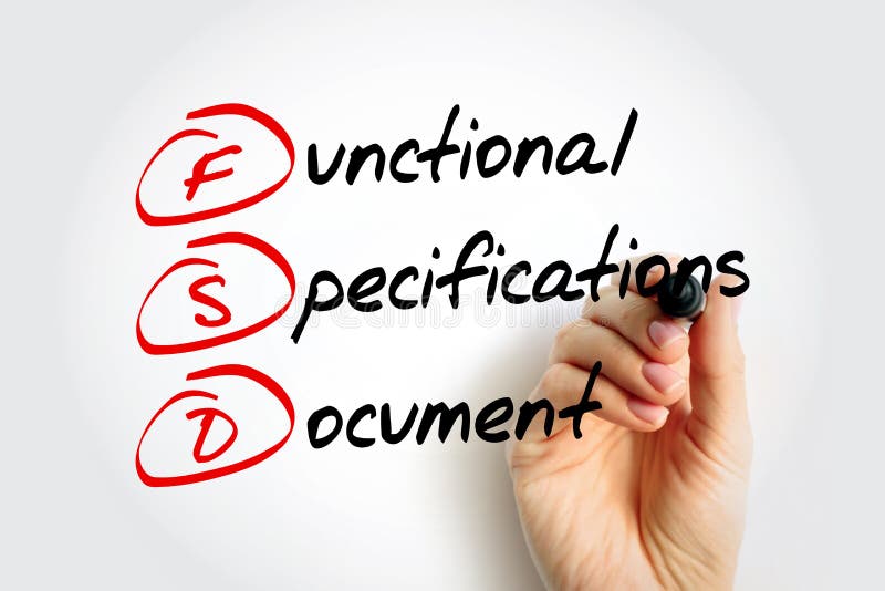 FSD - Functional Specifications Document is a Document that Specifies ...