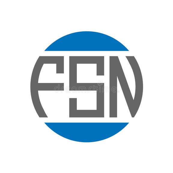FSN Letter Logo Design on White Background. FSN Creative Initials ...