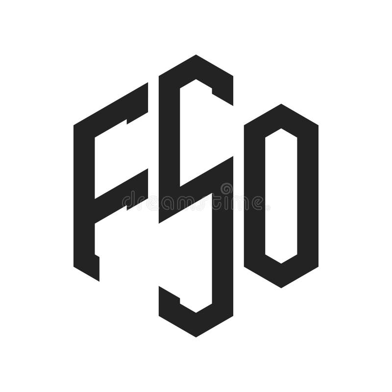 FSO Logo Design. Initial Letter FSO Monogram Logo Using Hexagon Shape ...