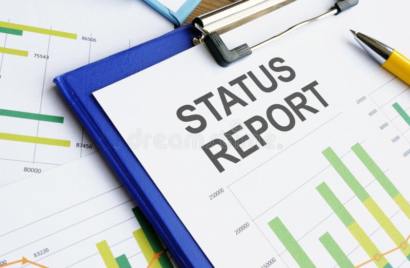 FSR - Financial Status Report is Shown As Business Concept Stock Image ...