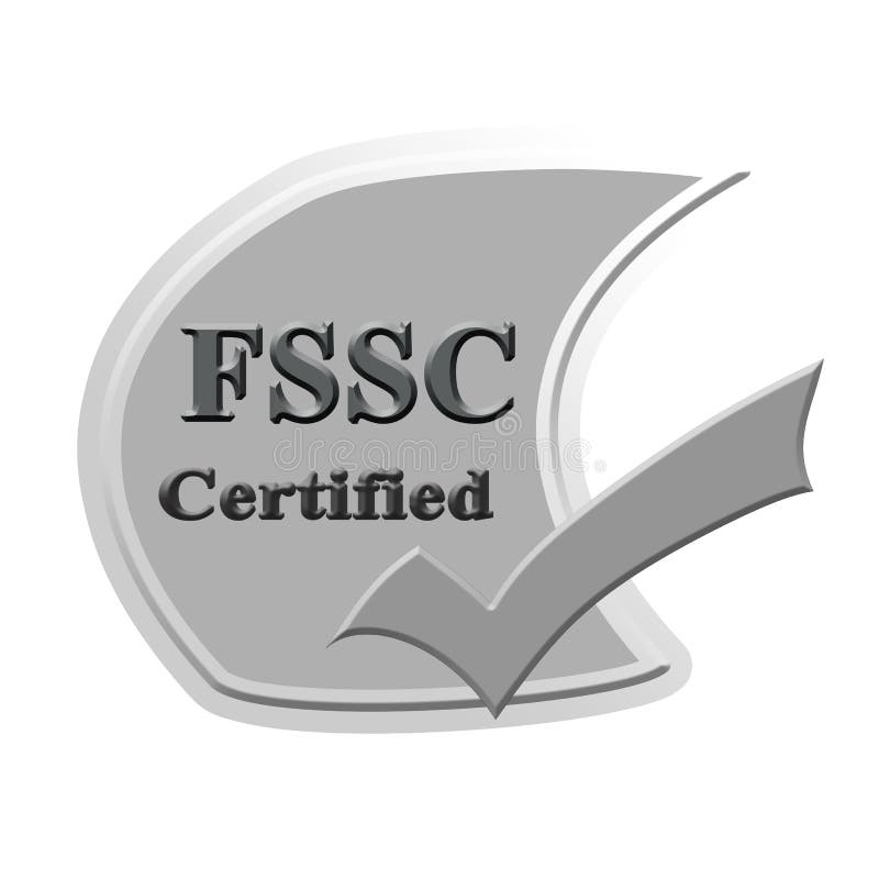 FSSC Certified Icon or Symbol Image Concept Design for Business Stock ...