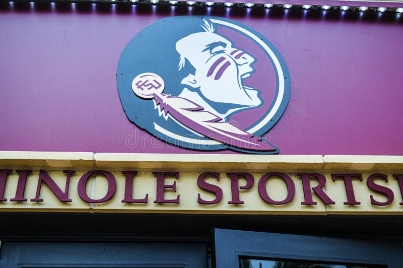 FSU - Florida State University Seminole Emblem Editorial Stock Photo ...