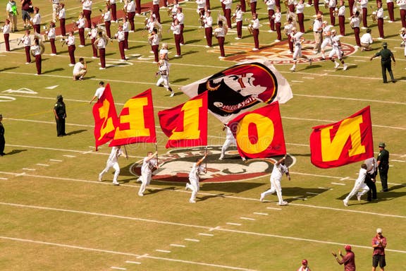 FSU Football Game editorial stock photo. Image of doak - 16401168