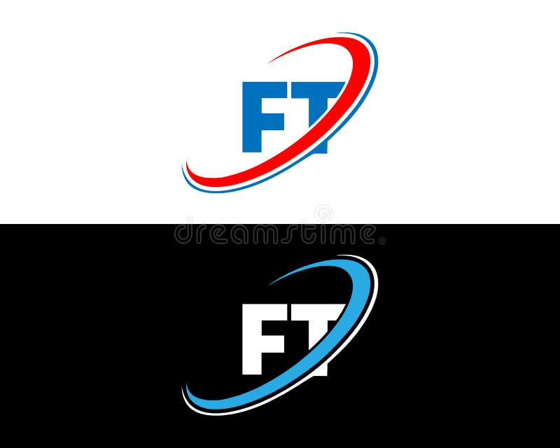FT Letter Logo Design Creative Modern Stock Vector - Illustration of ...