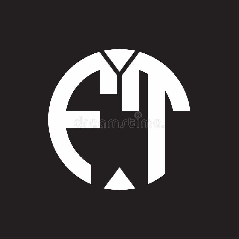 FT Logo Monogram with Piece Circle Ribbon Style Stock Vector ...