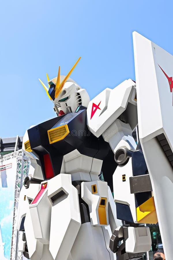 3.8 Ft Size GUNDAM RX-93 at GUNDAM Editorial Stock Image - Image of ...
