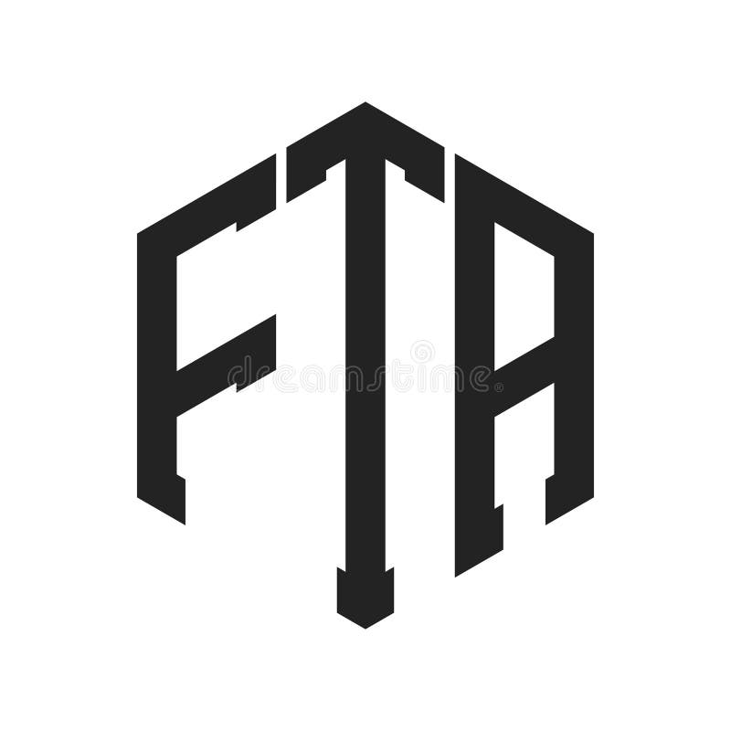 FTA Logo Design. Initial Letter FTA Monogram Logo Using Hexagon Shape ...