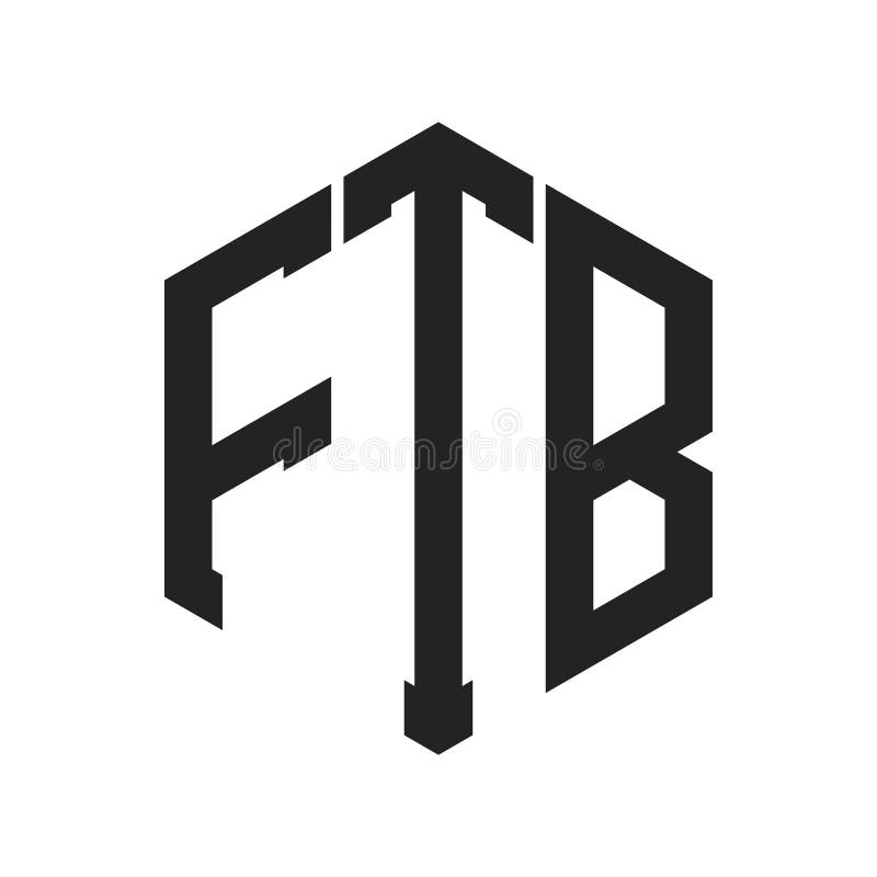 FTB Logo Design. Initial Letter FTB Monogram Logo Using Hexagon Shape ...