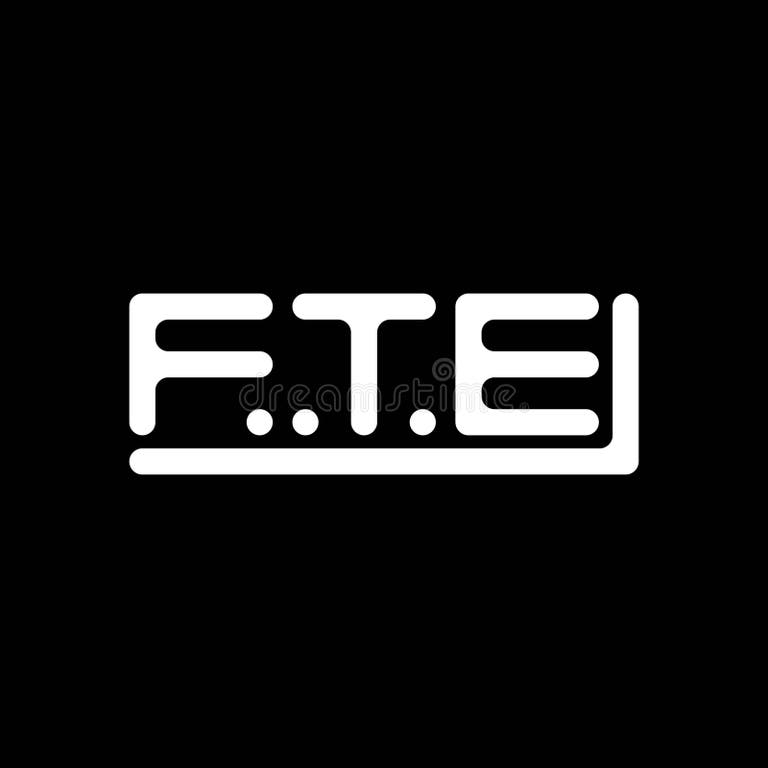 FTE Letter Logo Creative Design with Vector Graphic, FTE Stock ...