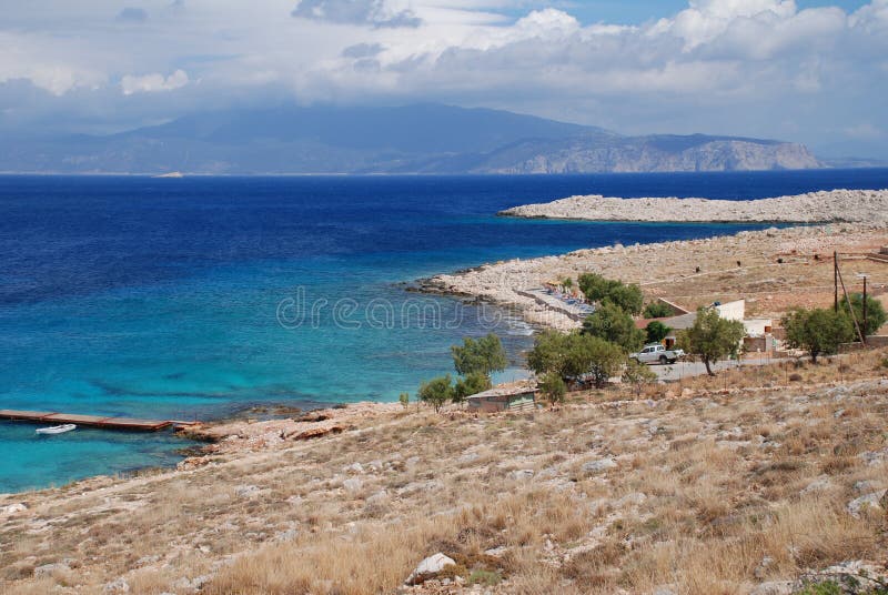 Ftenagia Beach, Halki Island Stock Image - Image of halki, seascape ...