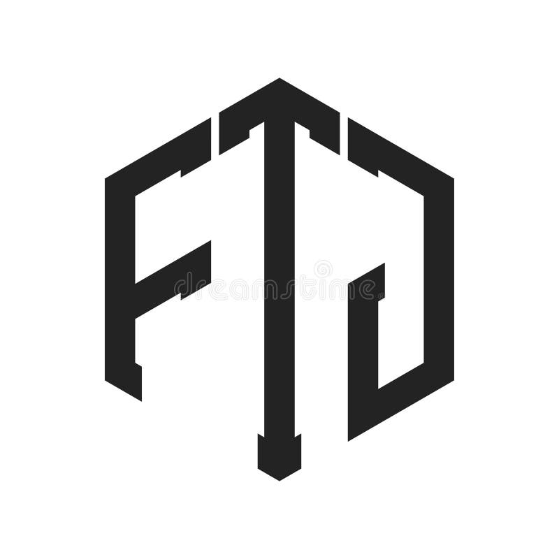 FTJ Logo Design. Initial Letter FTJ Monogram Logo Using Hexagon Shape ...