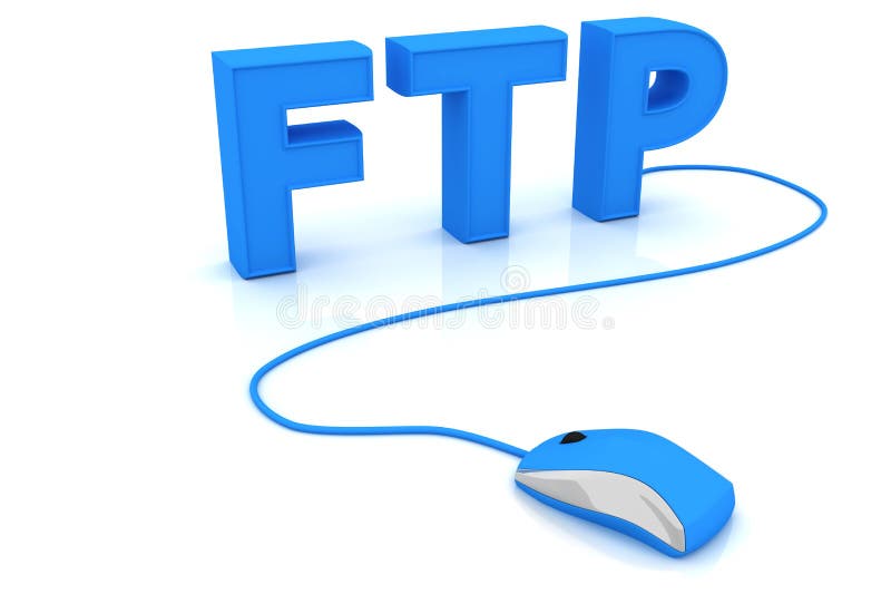 FTP stock illustration. Illustration of electronics, computermouse ...