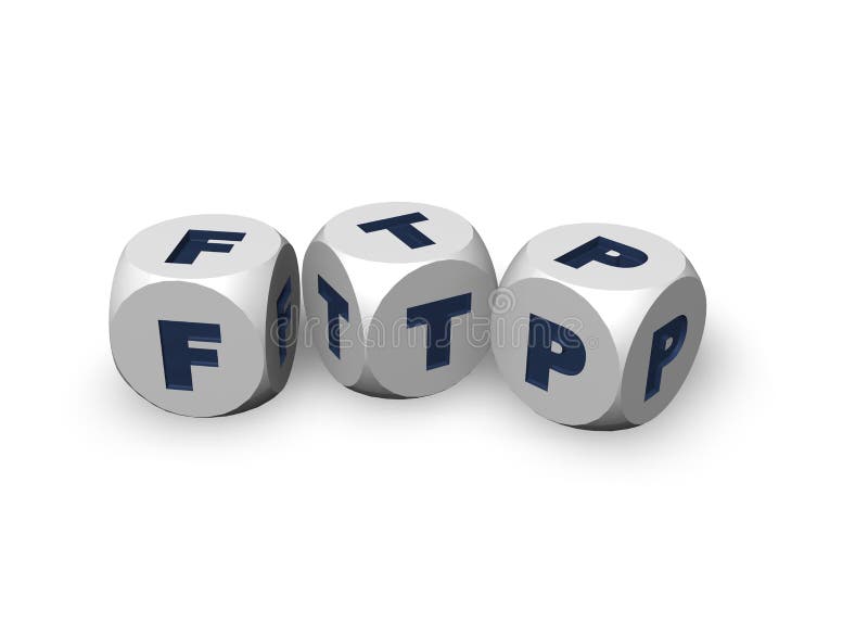 Ftp stock illustration. Illustration of internet, cube - 9691872