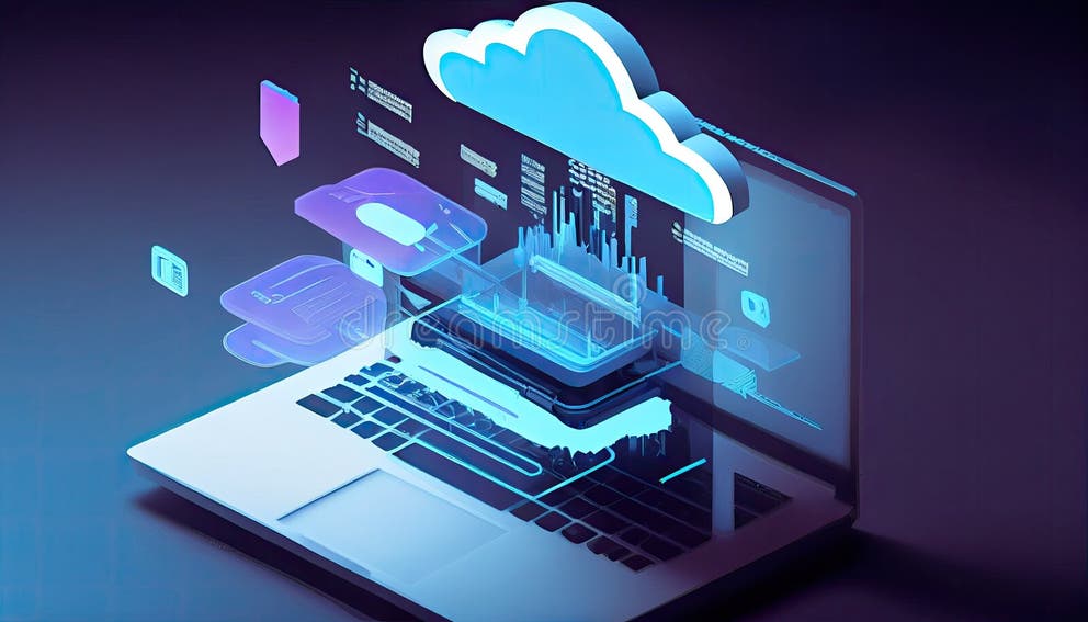 Ftp File Transfer Protocol Files Receiver Computer Backup Copy Sharing Isometric Exchange ...