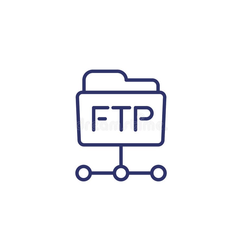 Ftp Server Icon Line Stock Illustrations – 1,274 Ftp Server Icon Line ...