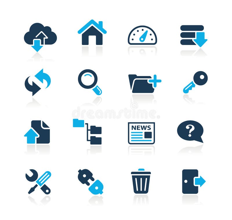 FTP & Hosting Icons // Azure Series Stock Vector - Illustration of ... FTP & Hosting Icons // Azure Series Stock Vector - Illustration of ...