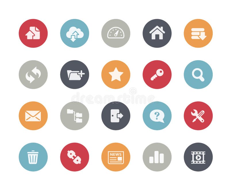 FTP & Hosting Icons // Basics Series Stock Vector - Illustration of ... FTP & Hosting Icons // Basics Series Stock Vector - Illustration of ...