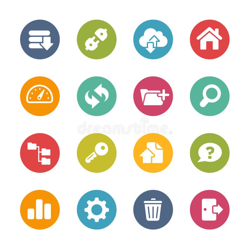 FTP & Hosting Icons // Basics Series Stock Vector - Illustration of ... FTP & Hosting Icons // Basics Series Stock Vector - Illustration of ...