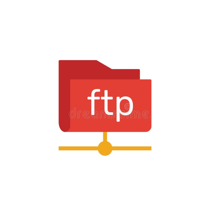 Ftp Icon. Simple Element from Web Hosting Icons Collection Stock ...