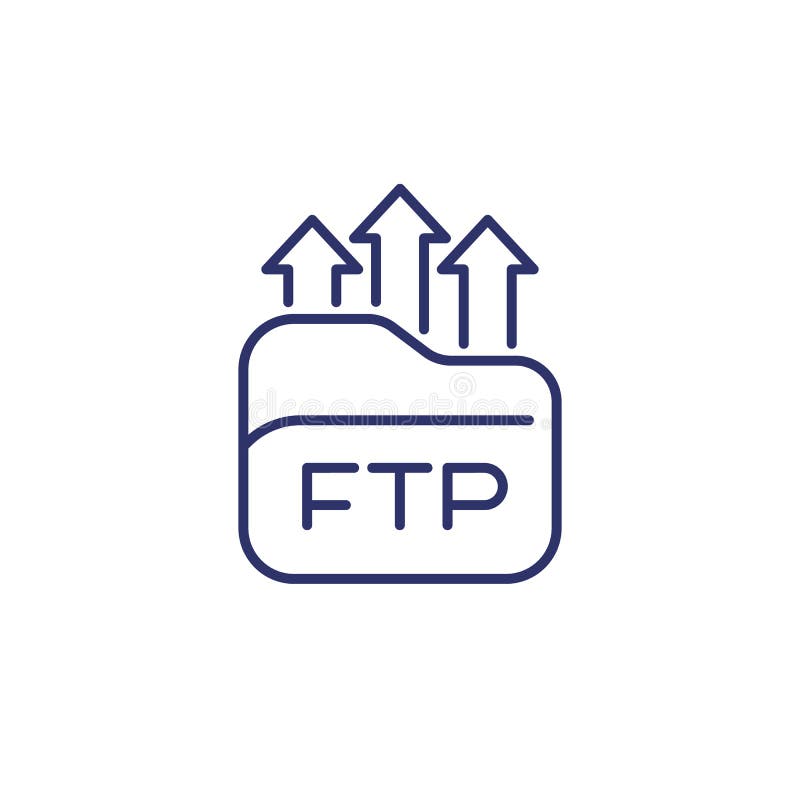 Ftp Server Icon Line Stock Illustrations – 1,656 Ftp Server Icon Line ...