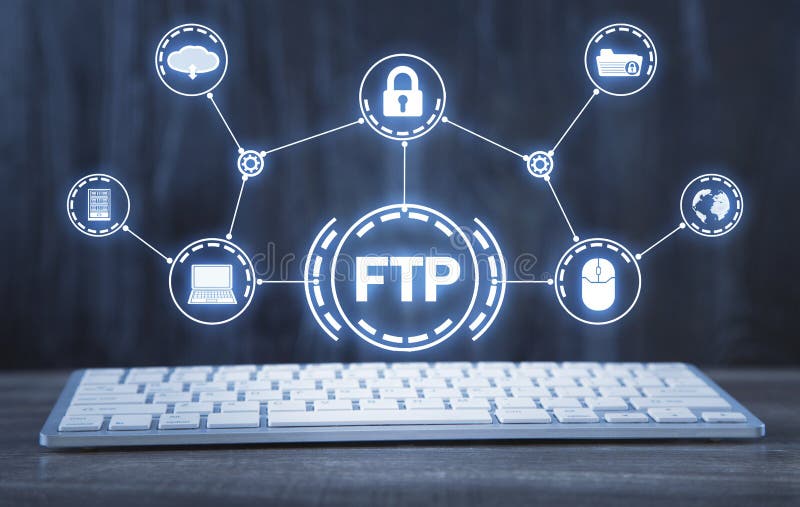 Ftp. Protocolo De Transferencia De Archivos. Internet. Tecnología Stock ...
