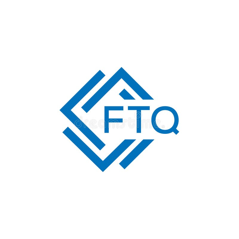 FTQ Letter Logo Design on White Background. FTQ Creative Circle Letter ...