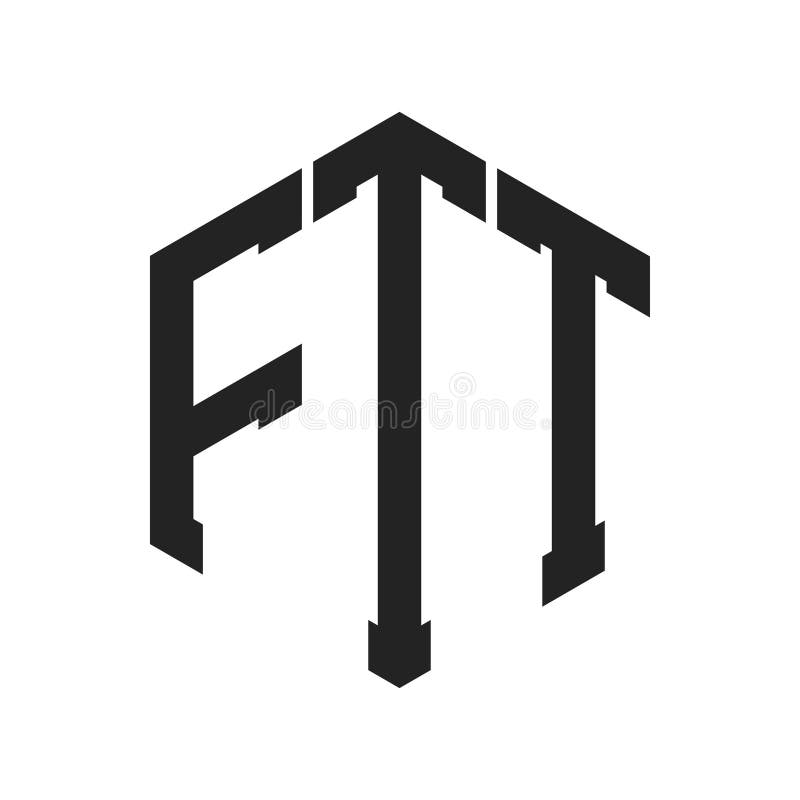 FTT Logo Design. Initial Letter FTT Monogram Logo Using Hexagon Shape ...