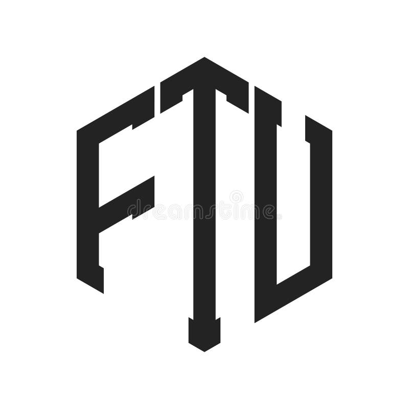 FTU Logo Design. Initial Letter FTU Monogram Logo Using Hexagon Shape ...