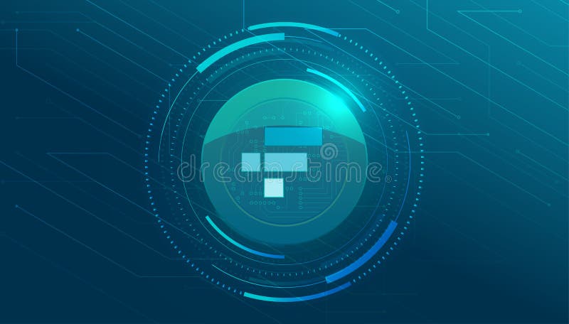 FTX Token Banner. FTT Coin Cryptocurrency Concept Banner Background ...