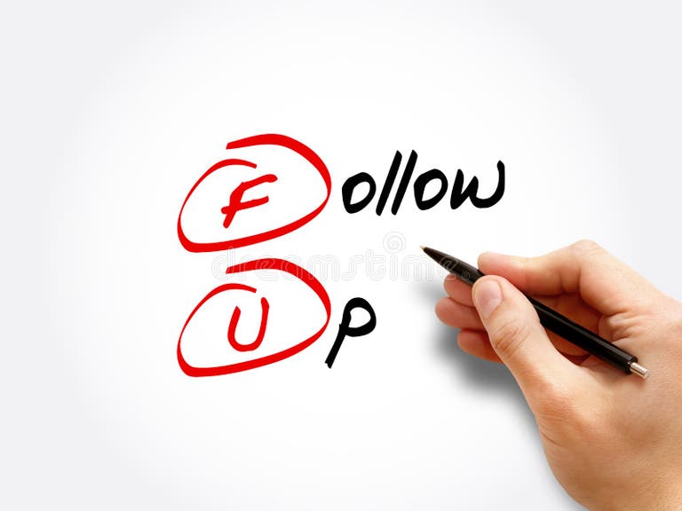 FU - Follow-Up Acronym, Concept Background Stock Image - Image of ...