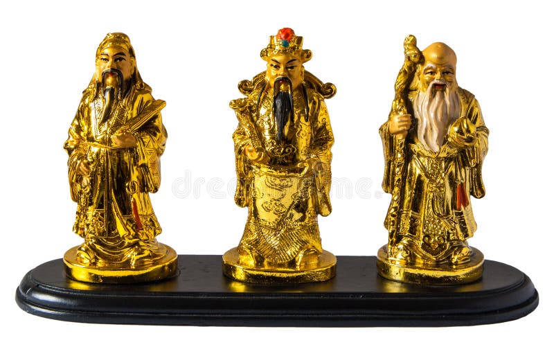 Fu Lu Shou stock image. Image of luck, indigenous, good - 30217961