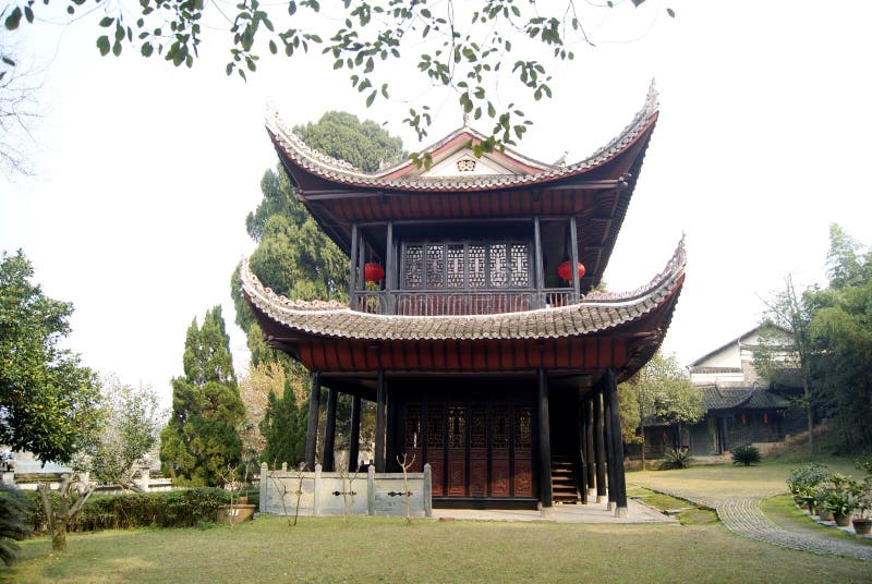 The Fu Rong Lou Ancient Landscape Stock Photo - Image of wooden, travel ...