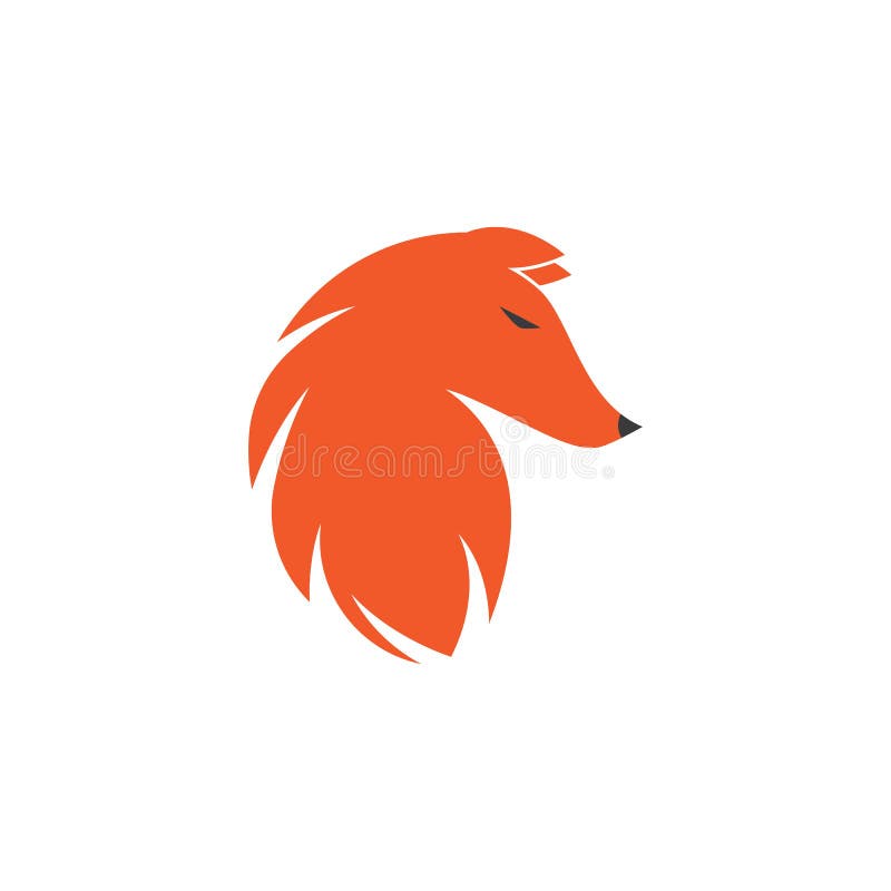 Fuchs-Logo-Abbildung vektor abbildung. Illustration von graphik - 235833672