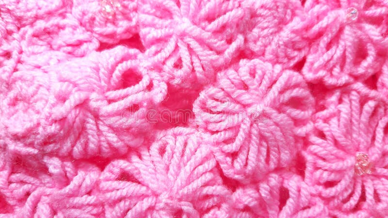 Fuchsia Color Knitted Photo Delicate Texture, Background. Fashion ...