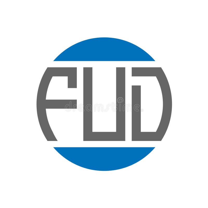 FUD Letter Logo Design on White Background. FUD Creative Initials ...