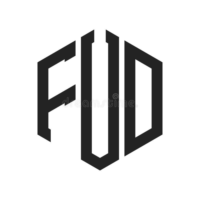 FUD Logo Design. Initial Letter FUD Monogram Logo Using Hexagon Shape ...