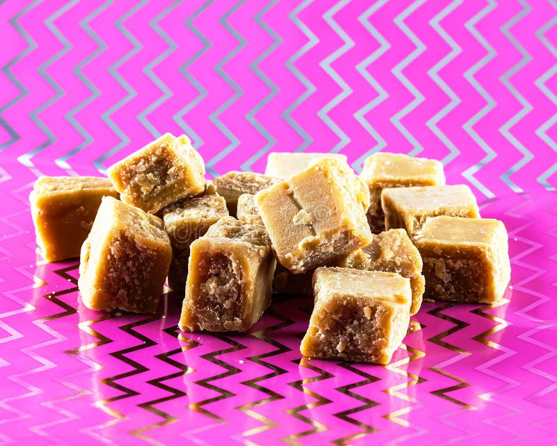 Fudge pieces stock image. Image of sugary, fattening - 63742753