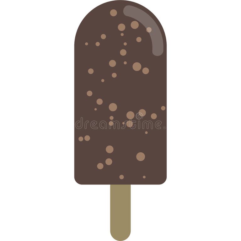 Fudge Popsicle Vector Illustration Stock Vector - Illustration of party ...