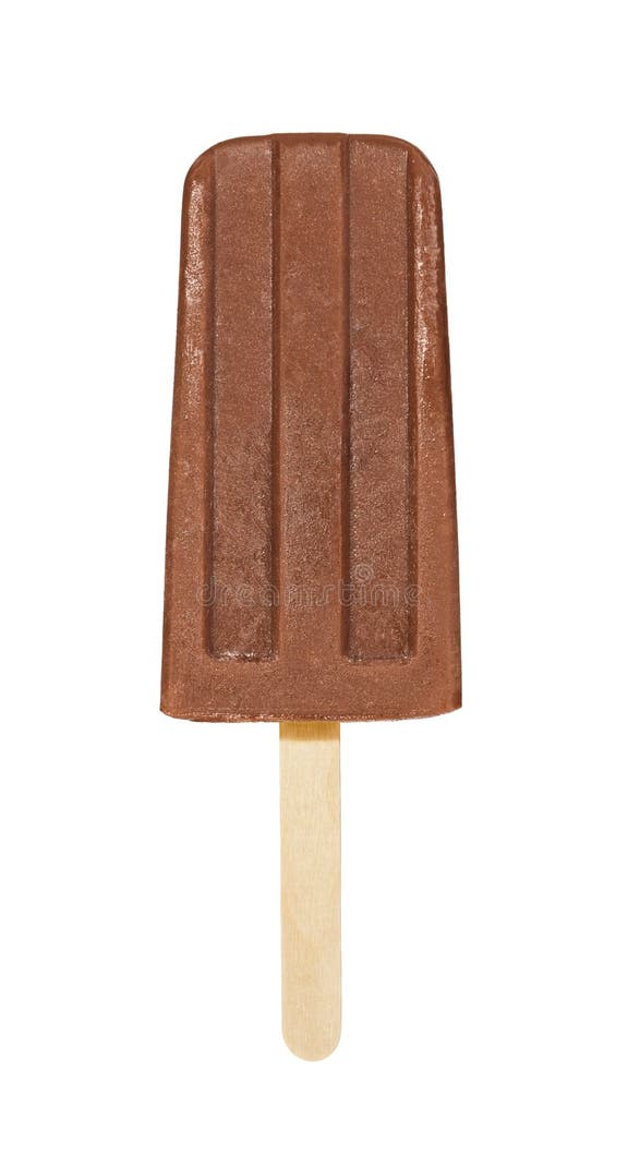 Fudgesicle or Chocolate Pudding Popsicle Stock Photo - Image of ...