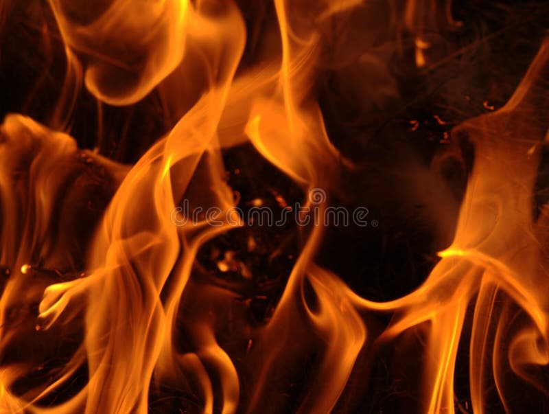 Fuego foto de archivo. Imagen de cubo, temperatura, poderoso - 10550908