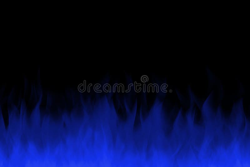Fuego azul del color stock de ilustración. Ilustración de amarillo ...