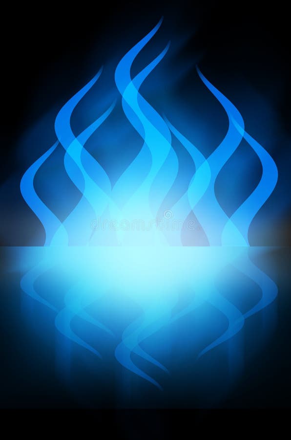 Fuego Azul Marino Abstracto Imagen de archivo - Imagen de azul, brillo ...