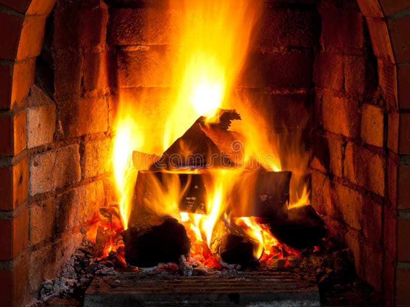 Chimenea Y Perspectiva Plana De La Pared De Ladrillo Imagen de archivo ...