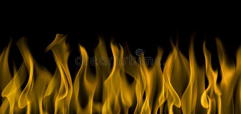 Fuego en fondo negro foto de archivo. Imagen de wallpaper - 8509556